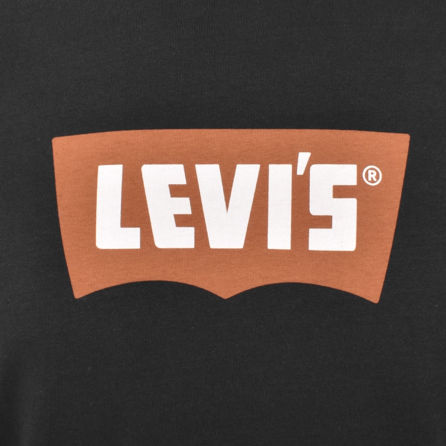 Levis Logo Crew Neck T Shirt Black